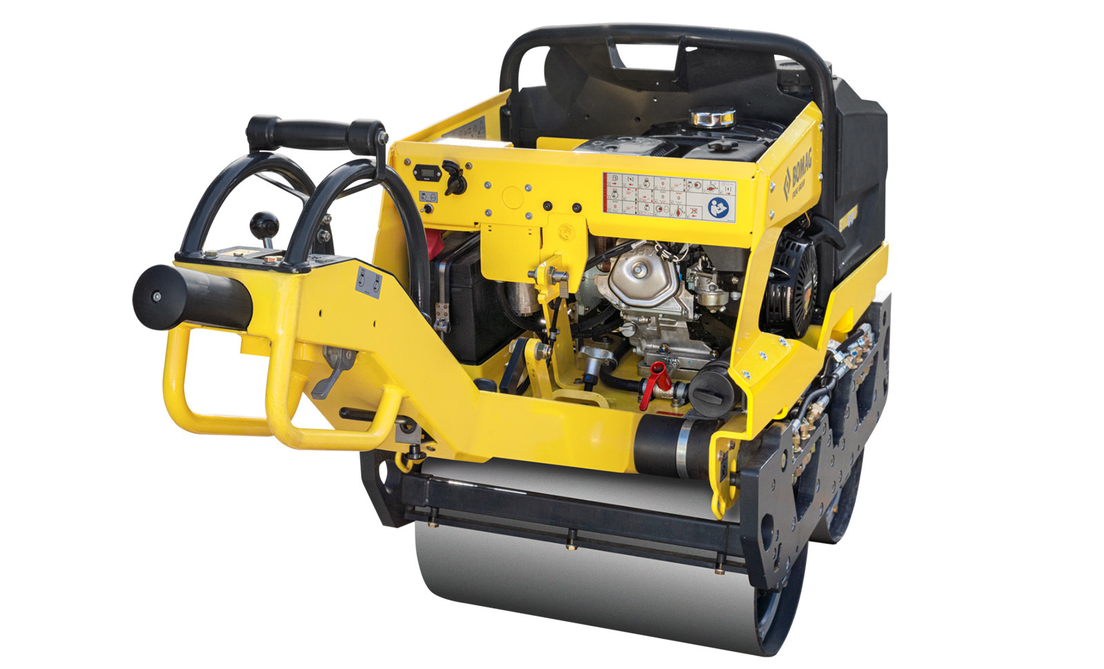 Dwubębnowy walec prowadzony Bomag BW65 | ZAGĘSZCZANIE GRUNTU \ WALCE ...