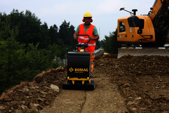 Zagęszczarka rewersyjna BOMAG BPR 50/55D/E ECONOMIZER | ZAGĘSZCZANIE ...